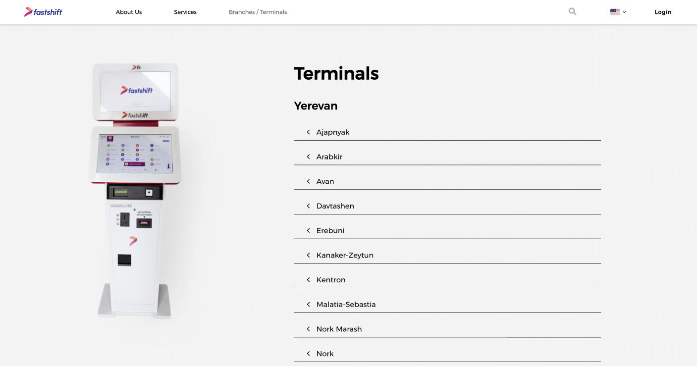 Branches and Terminals