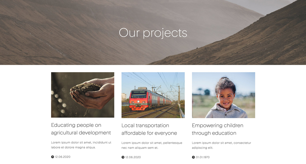 Our projects - Livedexperience