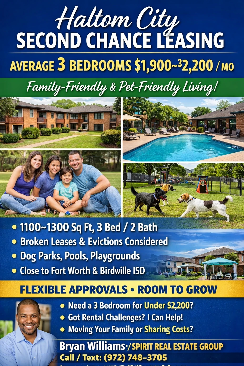Haltom City Second Chance Leasing – Average 3 Bedroom from $1,900 ...