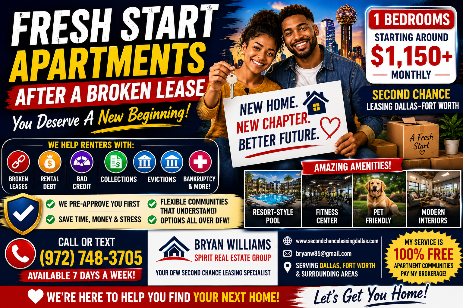 FRESH START APARTMENTS AFTER A BROKEN LEASE | SECOND CHANCE LEASING ...